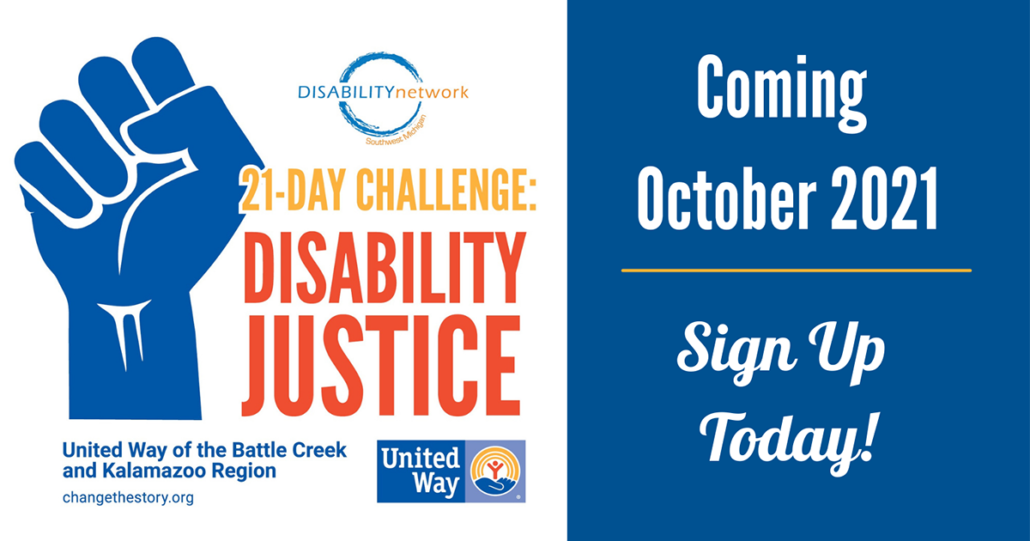 21-Day Disability Justice Challenge - Disability Network Southwest Michigan
